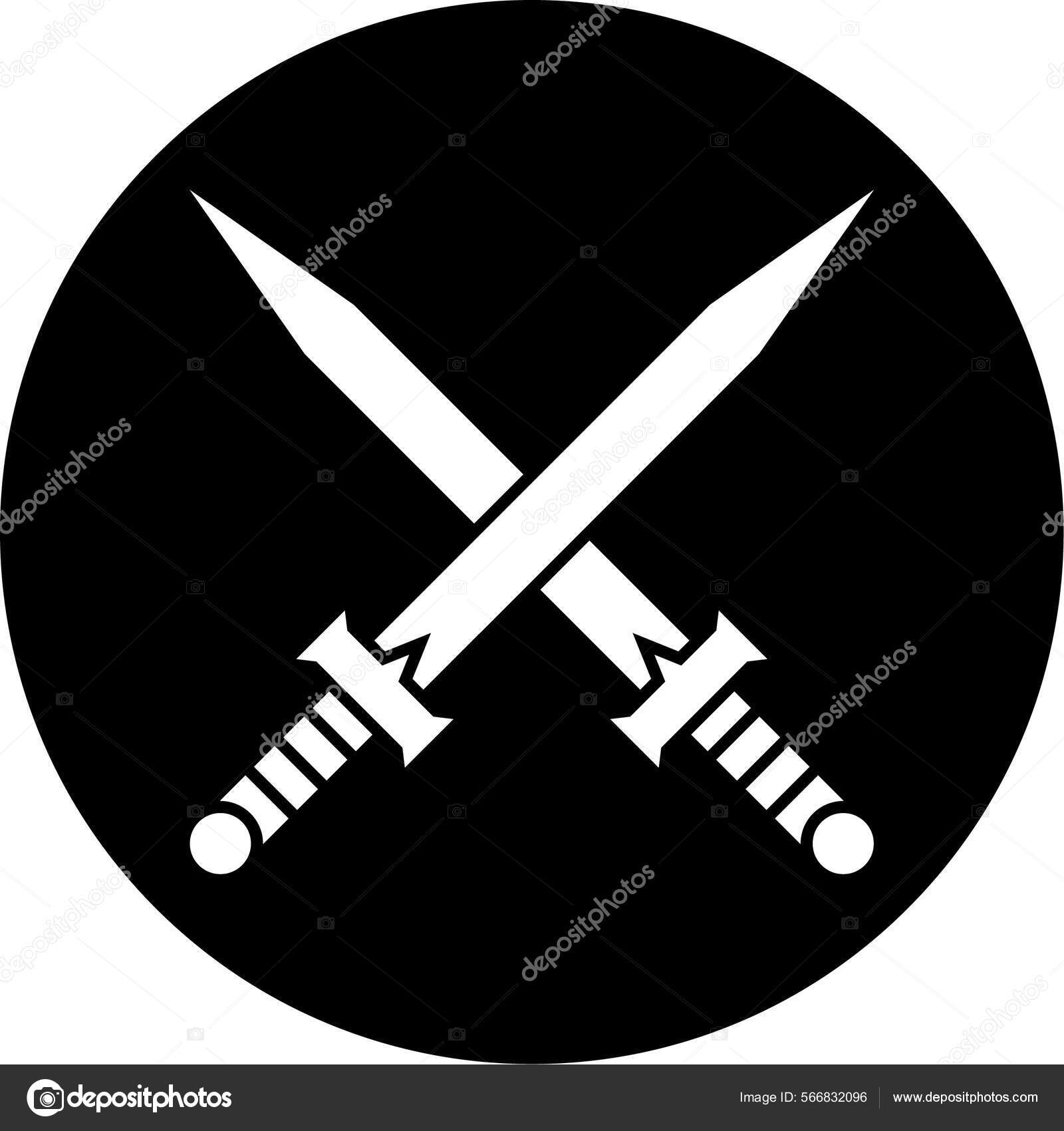 Sword Icon Vector Illustration Stock Vector by ©MuhammadAtiq 566832096