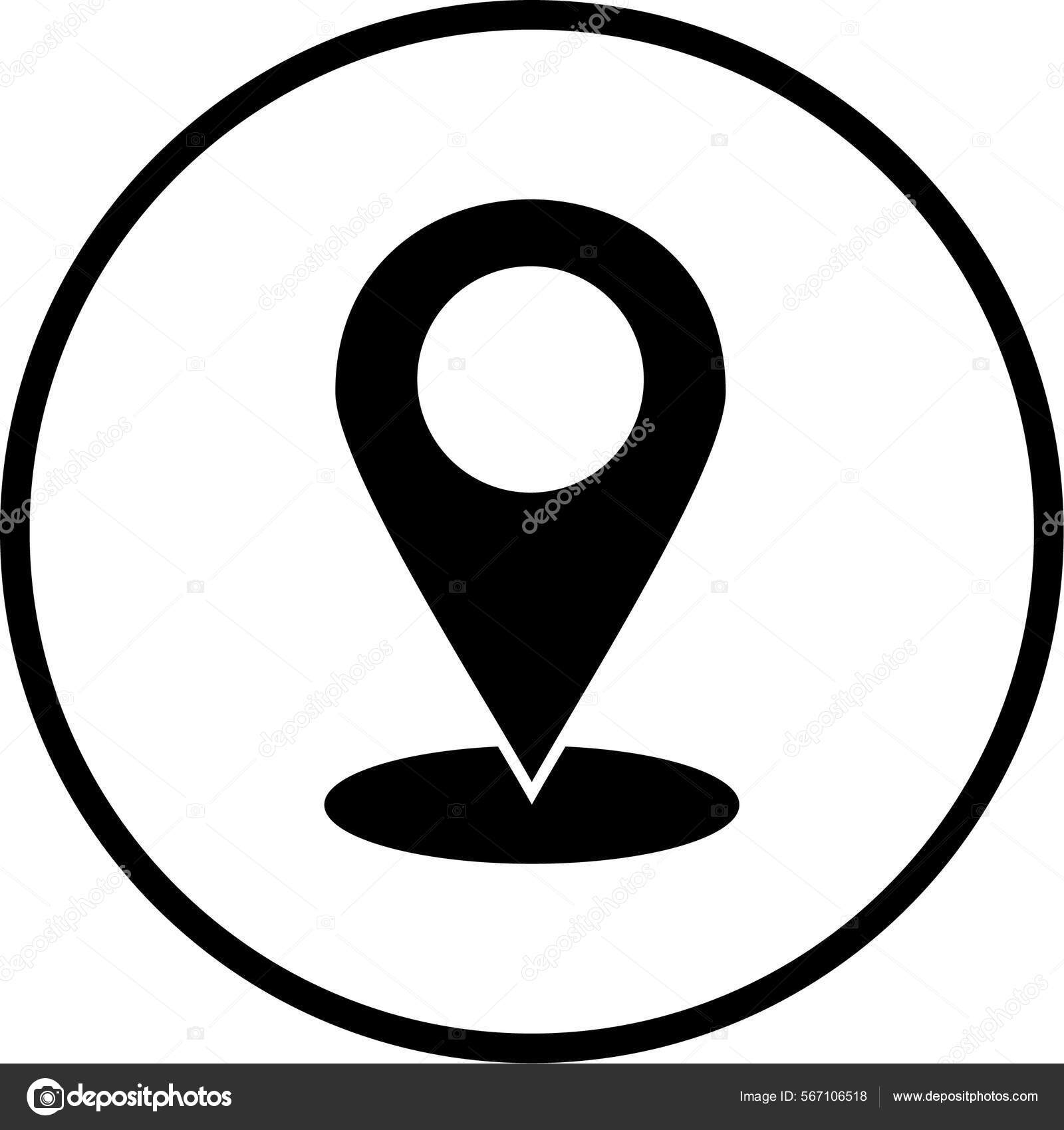 Map Pin Simple Illustration Stock Vector by ©MuhammadAtiq 567106518
