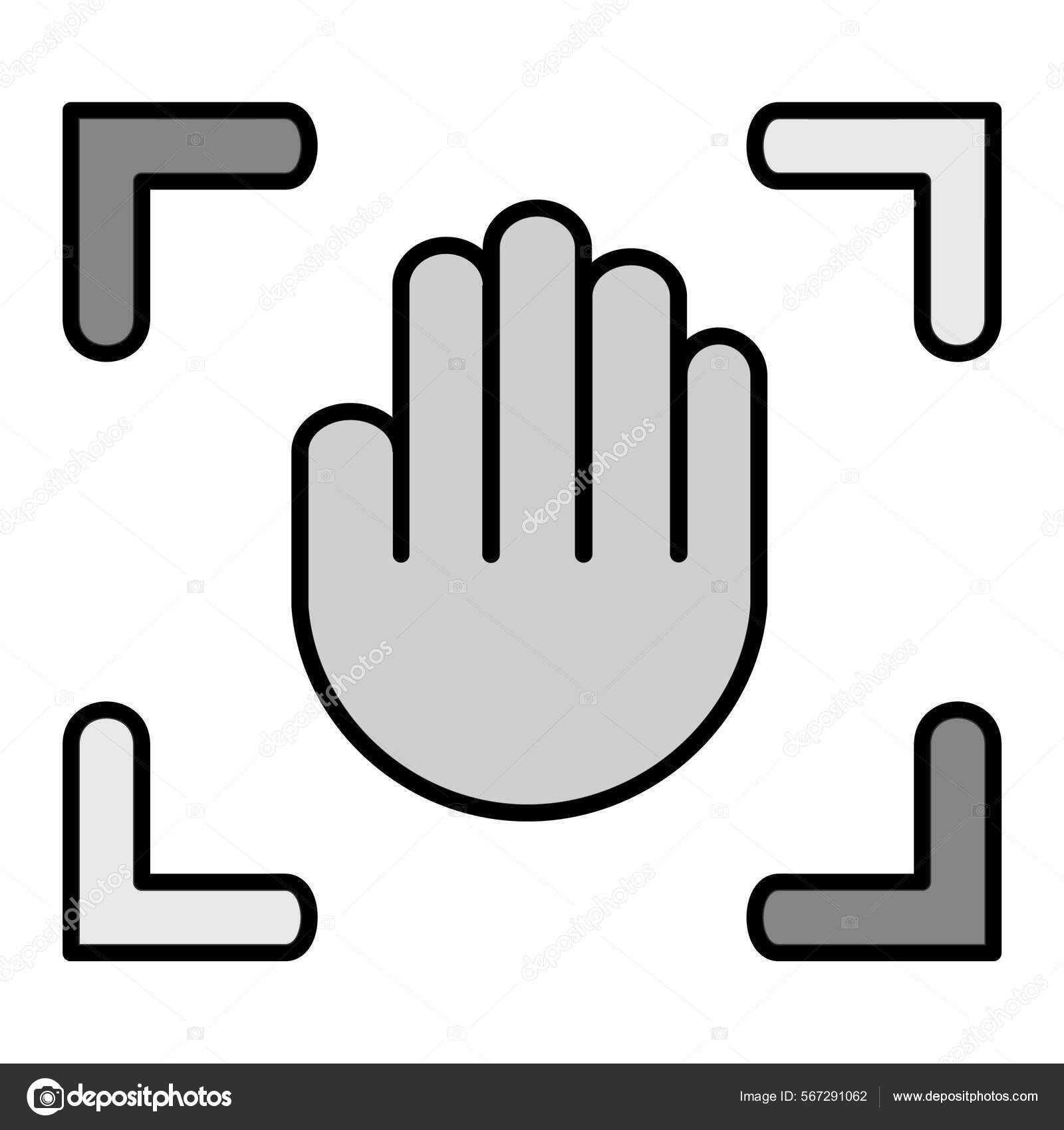Hand Icon Vector Illustration Access Stock Vector by ©MuhammadAtiq ...