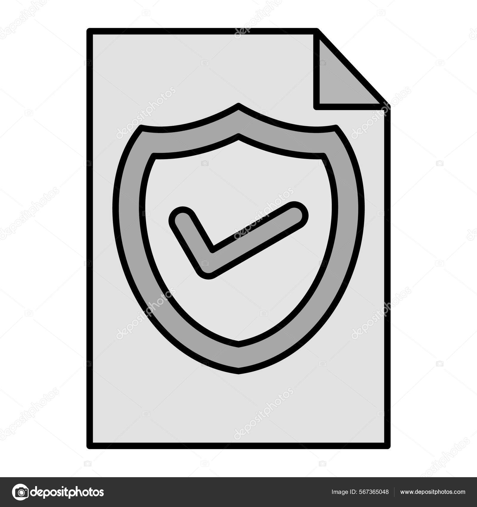 Shield Check Mark Icon Vector Illustration Stock Vector By ©muhammadatiq 567365048