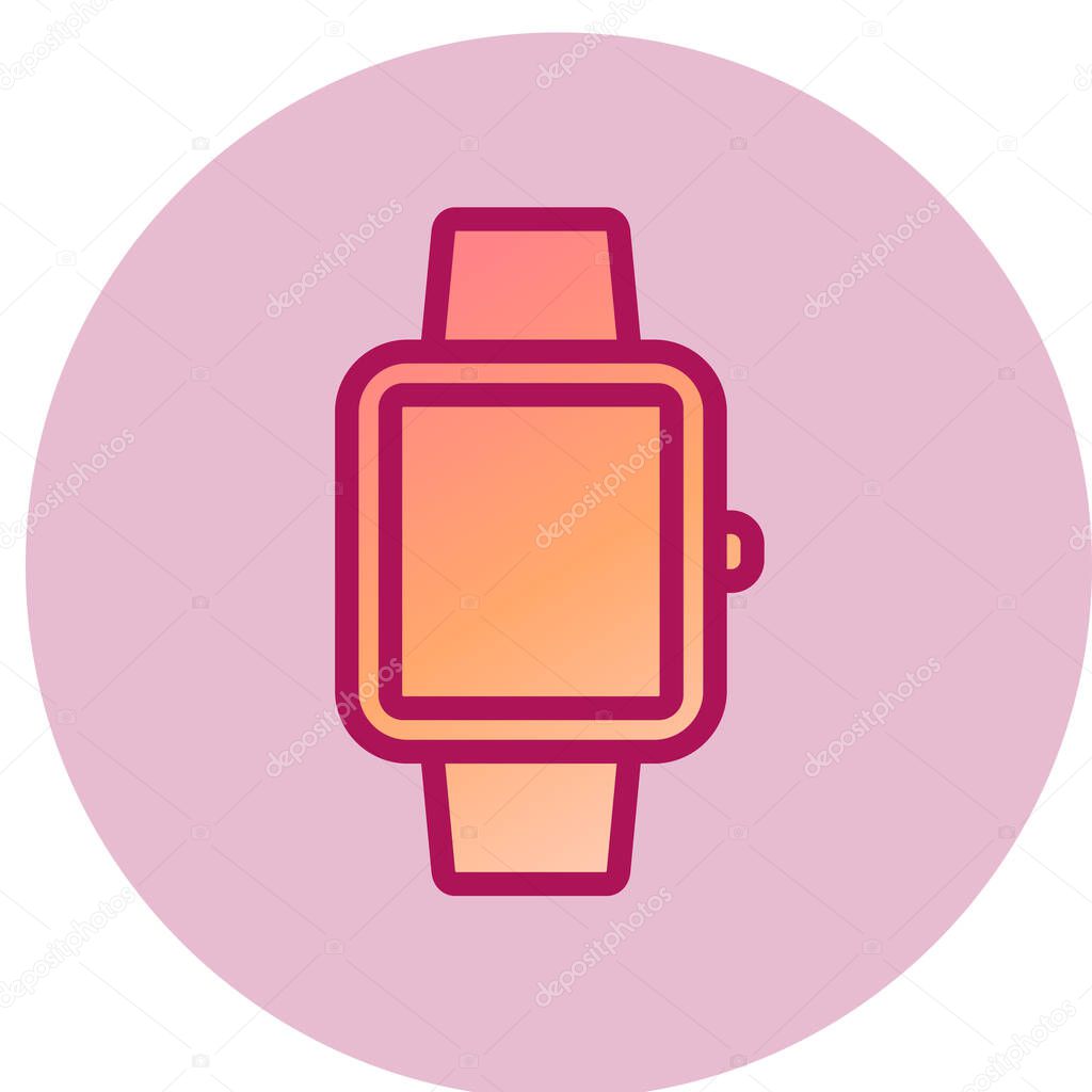 Smartwatch Icono Reloj Inteligente Ilustración Vectores Vector de stock ...