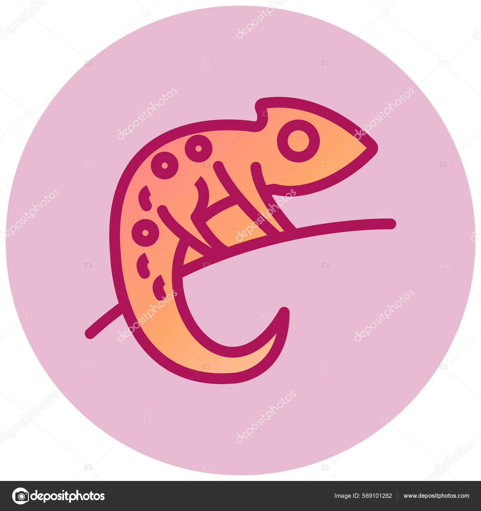 Fish Web Icon Simple Illustration Stock Vector by ©MuhammadAtiq 569101282