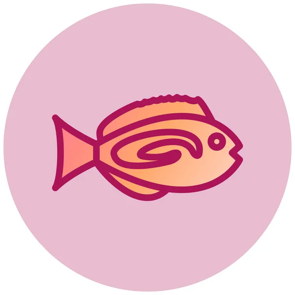 Cartoon Pink Salmon