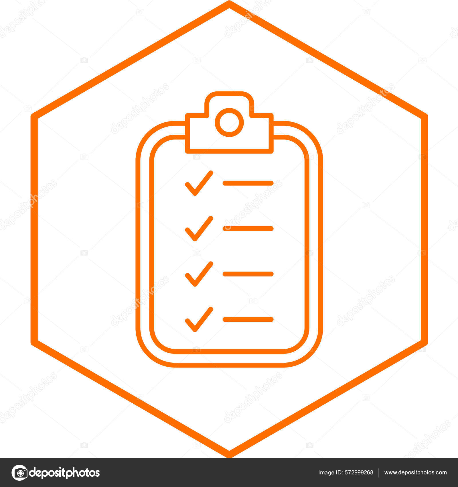 Checklist Icono Vector Ilustración Vector de stock por ©MuhammadAtiq ...