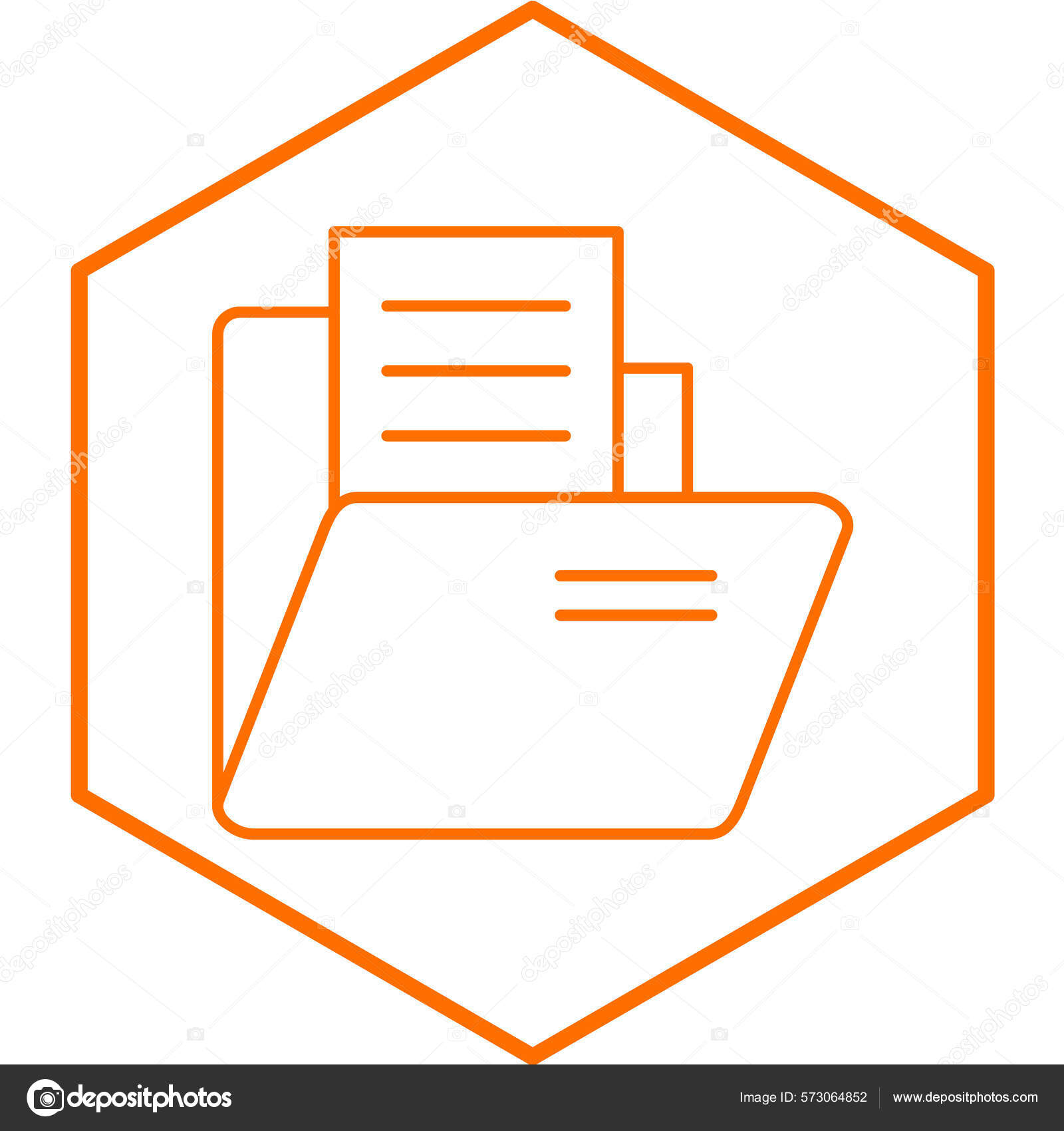 Vektor Illusztrációja Mappa Ikon Stock vektor: ©MuhammadAtiq 573064852