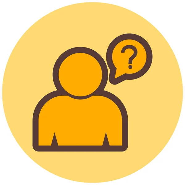 Vector Illustration Person Question Mark Stock Vector by ©MuhammadAtiq ...