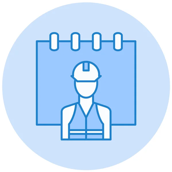 Construction Worker Icon Simple Illustration Builder Vector Icons Web ...