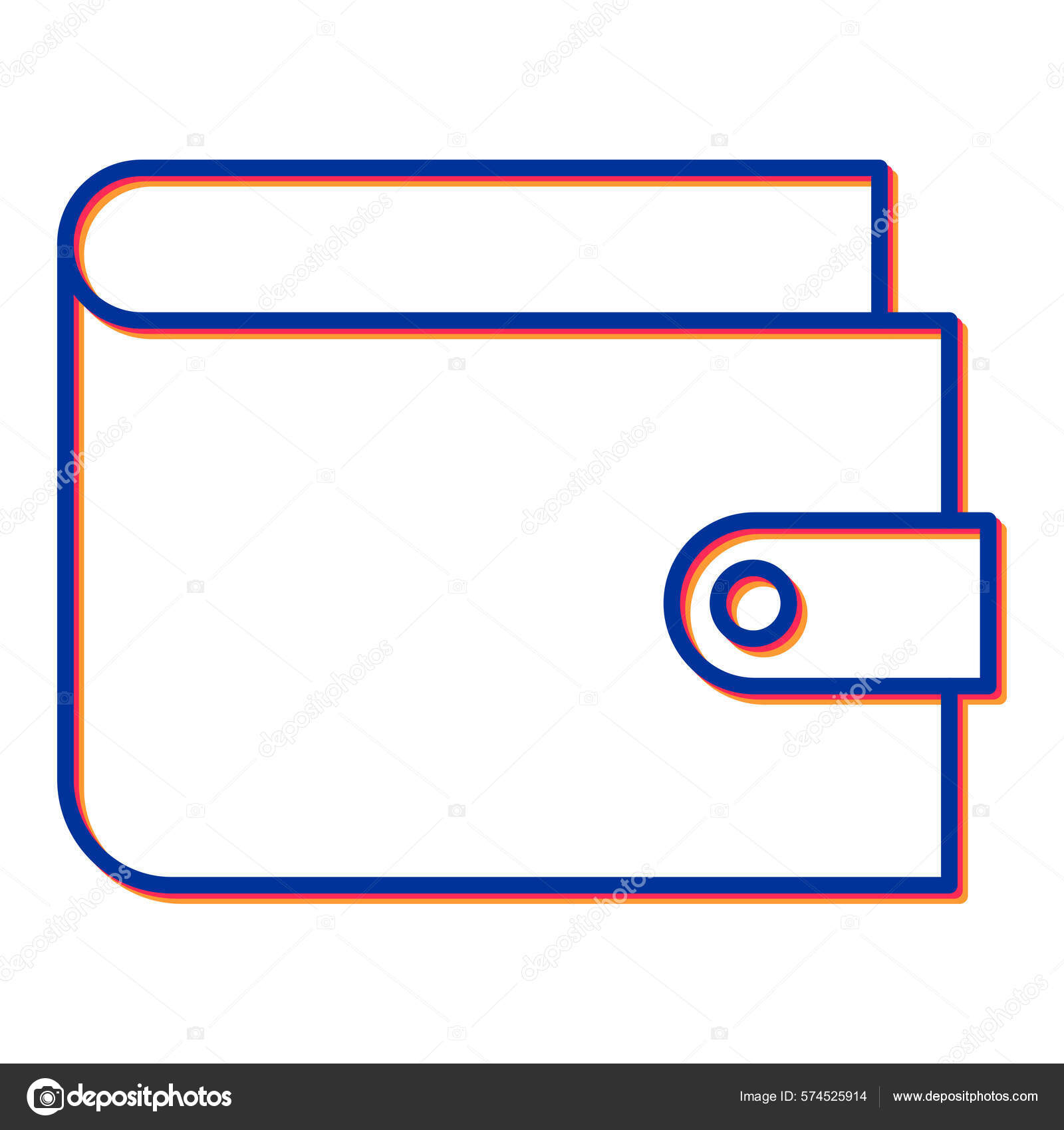Wallet Icon Vector Illustration Stock Vector by ©MuhammadAtiq 574525914
