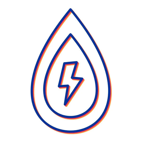 Vector Illustration Drop Lightning Stock Vector by ©MuhammadAtiq 557382148