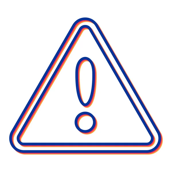 Etiquetas de advertencia de peligro de vidrio Vektor Stok, Ilustrasi ...