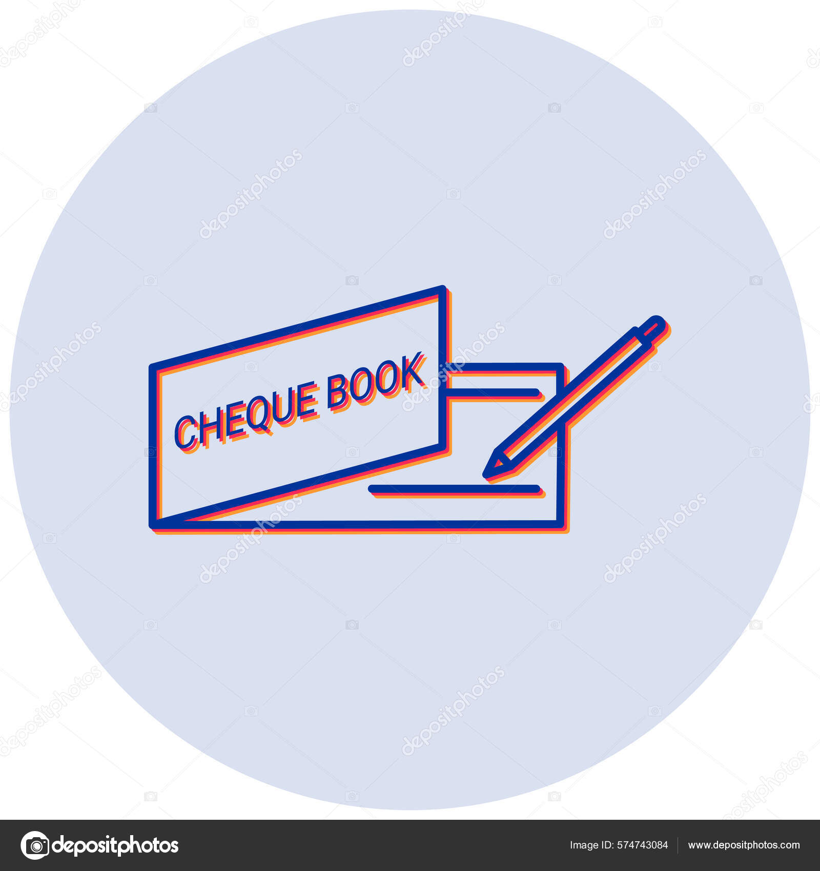 Vector Illustration Cheque Book Stock Vector Image by ©MuhammadAtiq ...