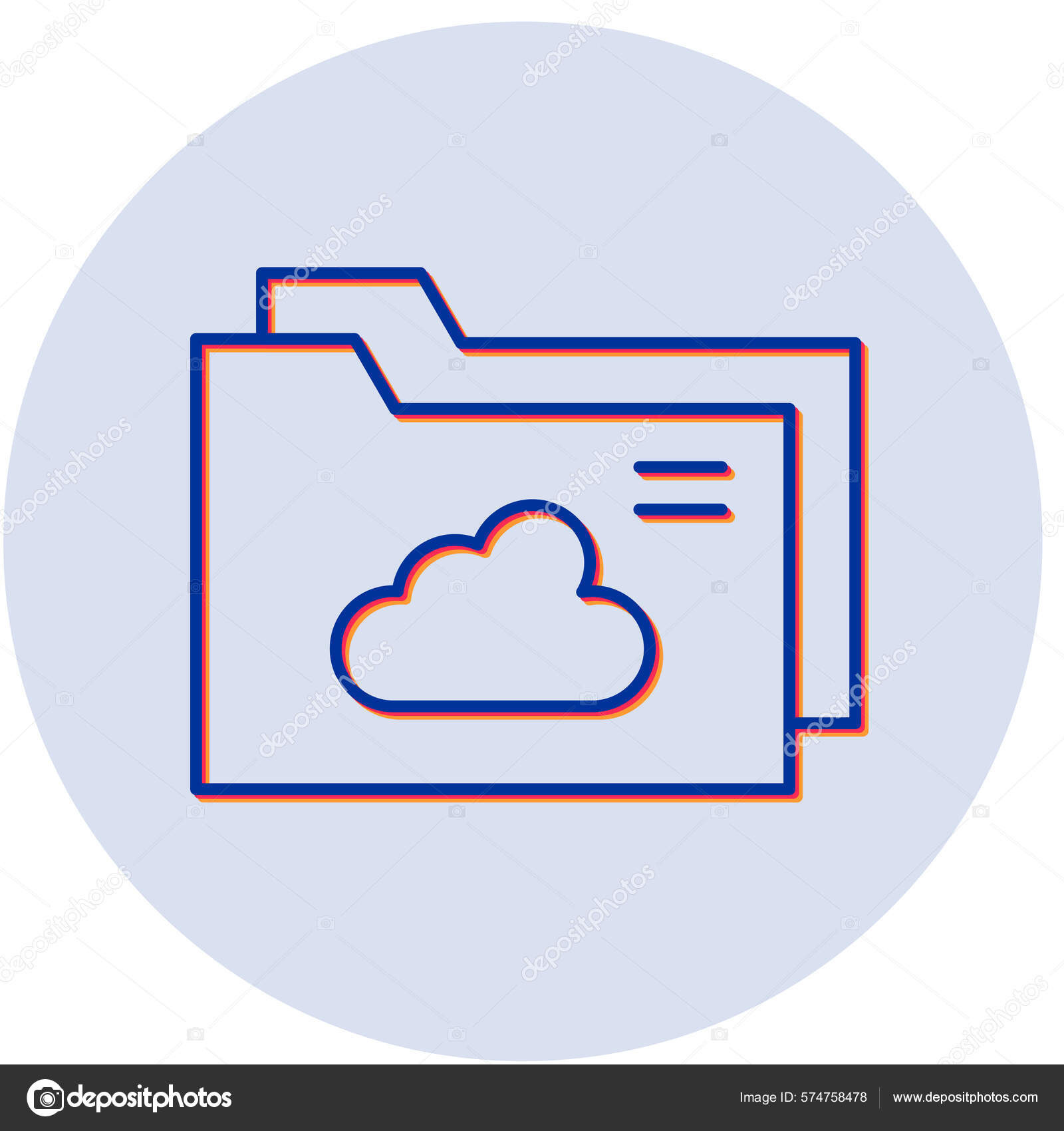 Vector Illustration Folder Icon Stock Vector by ©MuhammadAtiq 574758478