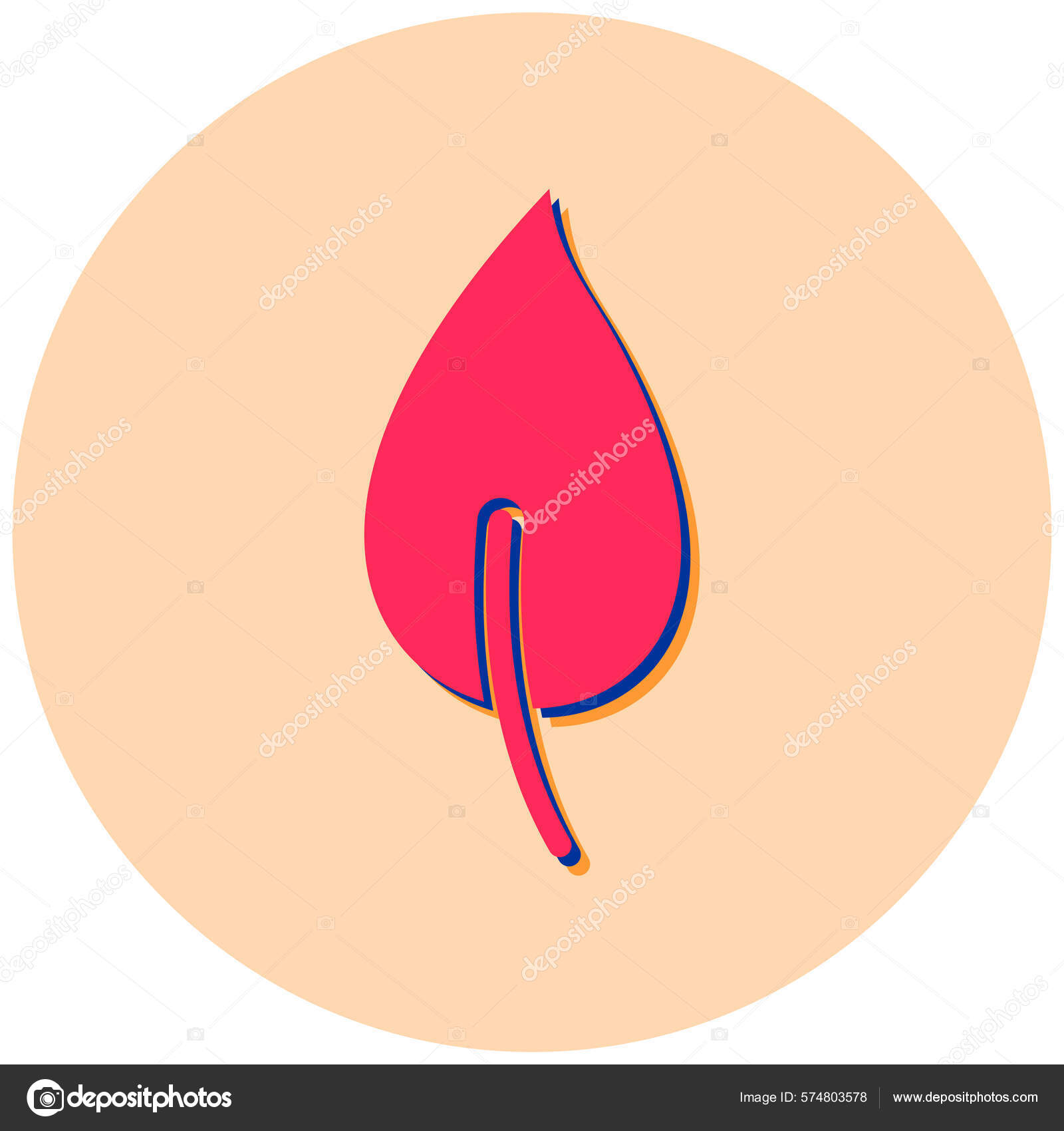 Blood Drop Simple Illustration Stock Vector by ©MuhammadAtiq 574803578