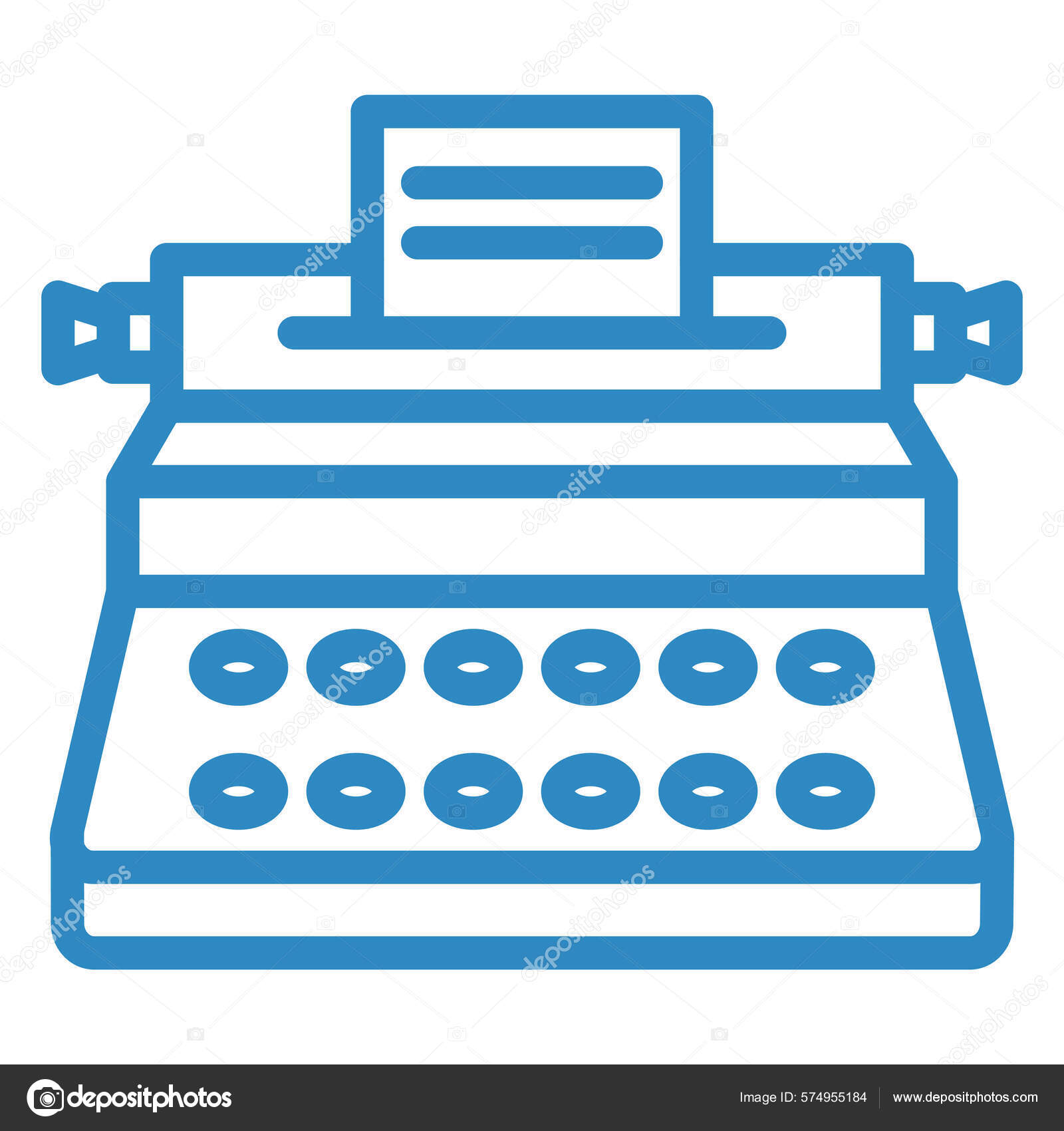 Typewriter Icon Simple