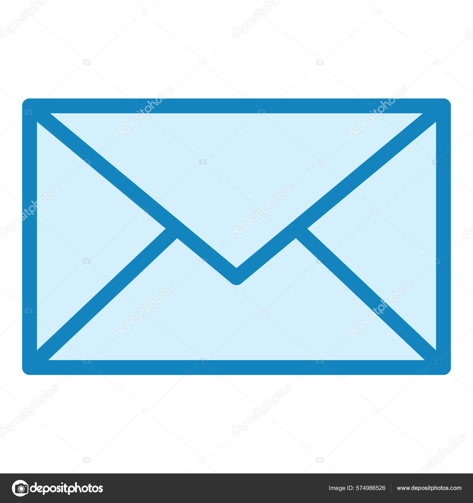 Mail Modern Icon Vector Illustration Stock Vector by ©MuhammadAtiq ...