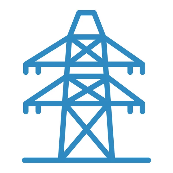 Electric Power Tower Icon Outline Illustration Electricity Energy ...