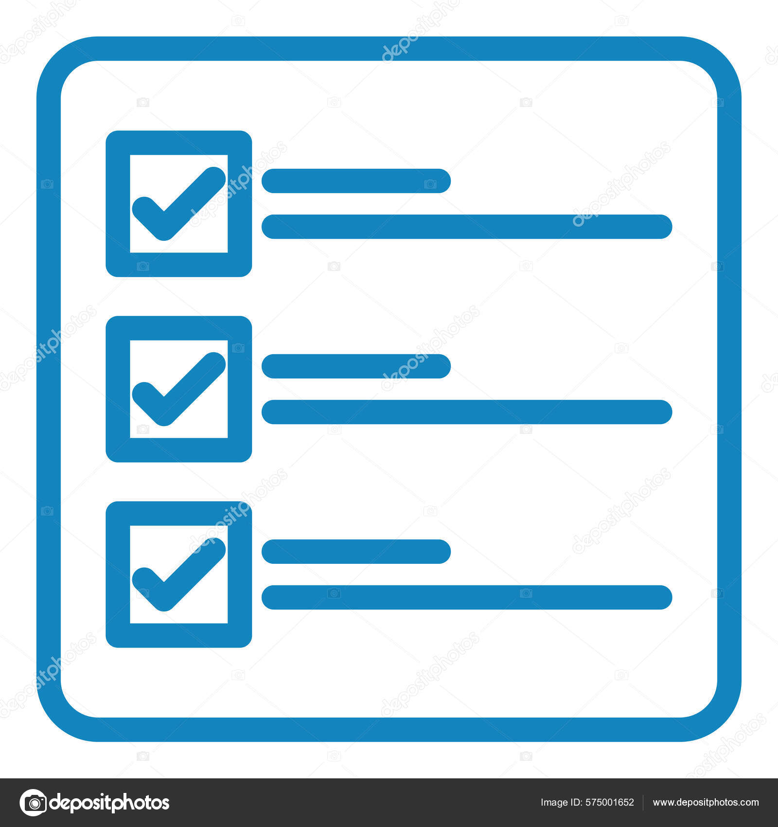 Checklist Web Icon Simple Design Stock Vector by ©MuhammadAtiq 575001652
