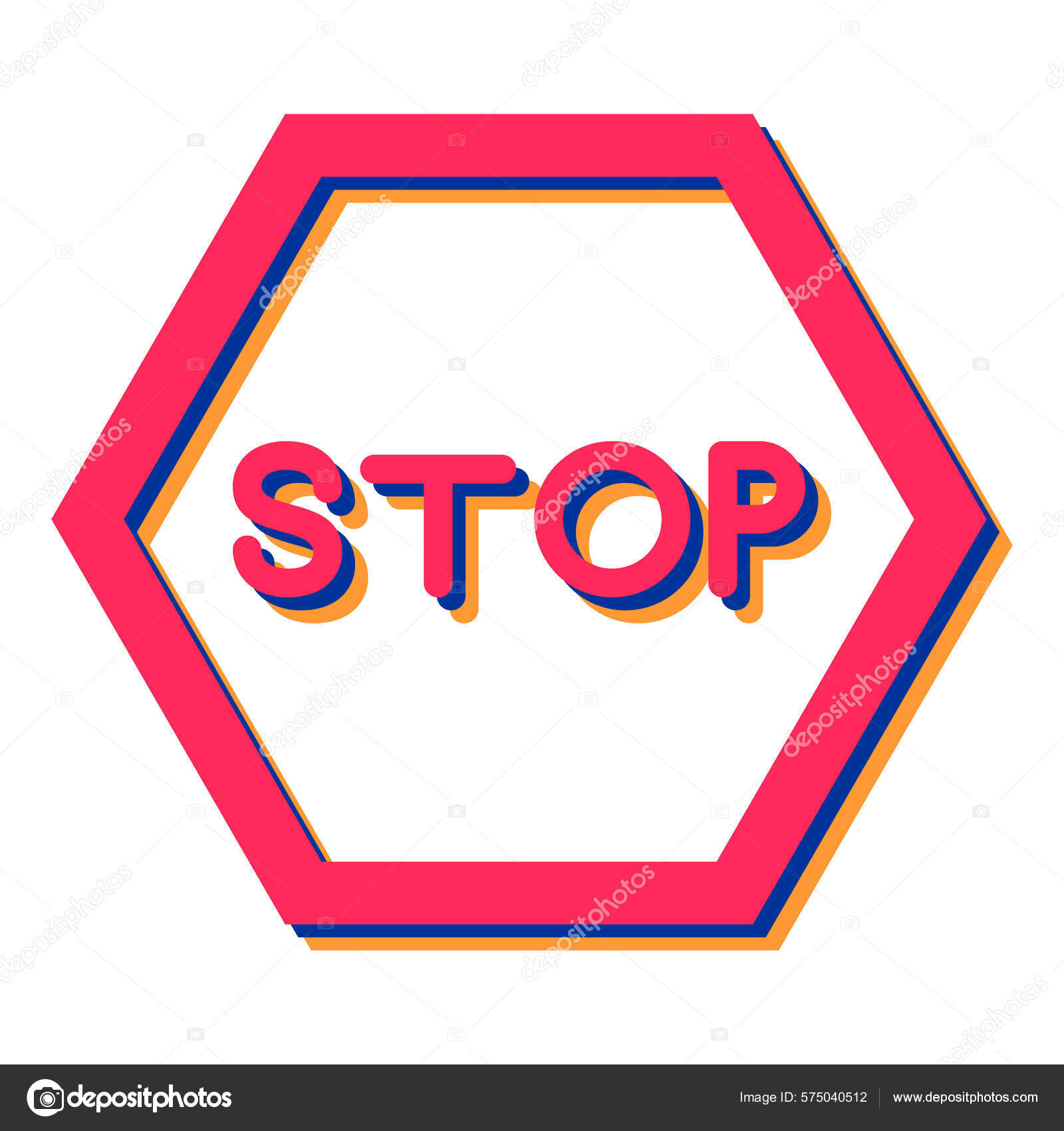 Señal Alto Ilustración Vectorial Vector de stock por ©MuhammadAtiq ...