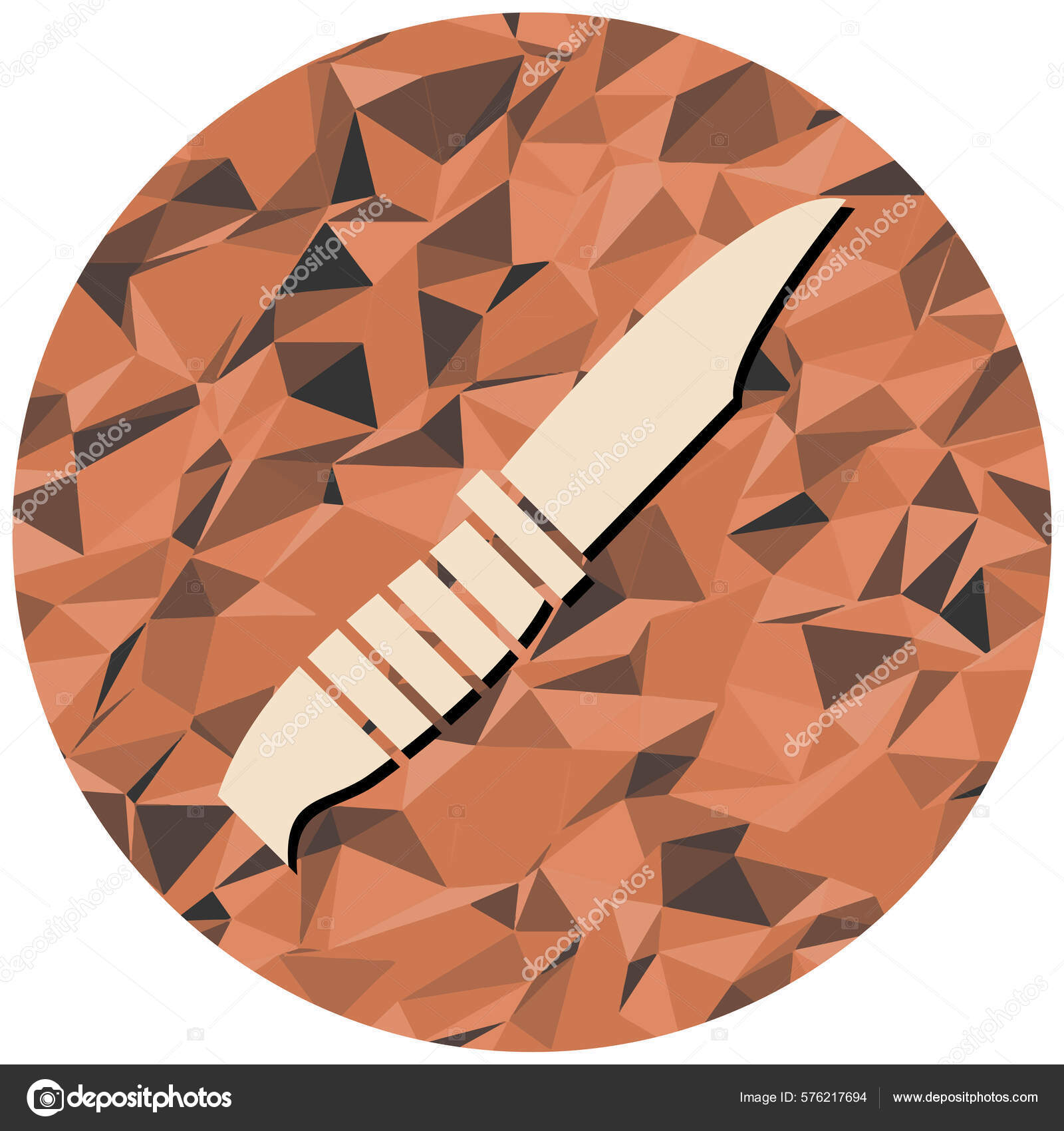 Ilustración Vectorial Cuchillo Vector de stock #576217694 de ©MuhammadAtiq
