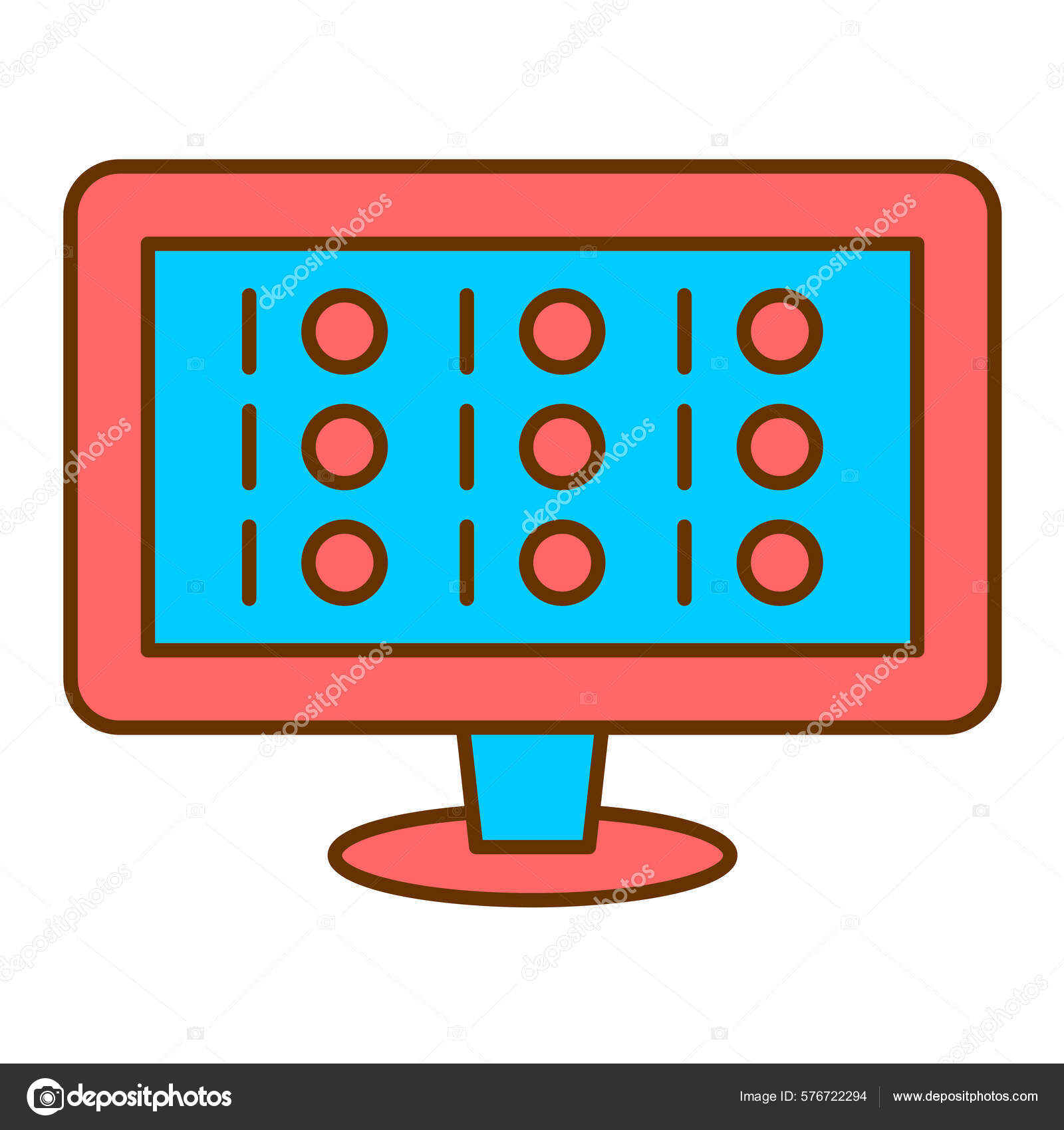 Computer Icon Vector Illustration Stock Vector by ©MuhammadAtiq 576722294