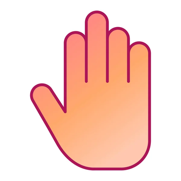 Hand Gesture Icon Outline Finger Cursor Vector Illustration Symbol Web Stock Vector by ...