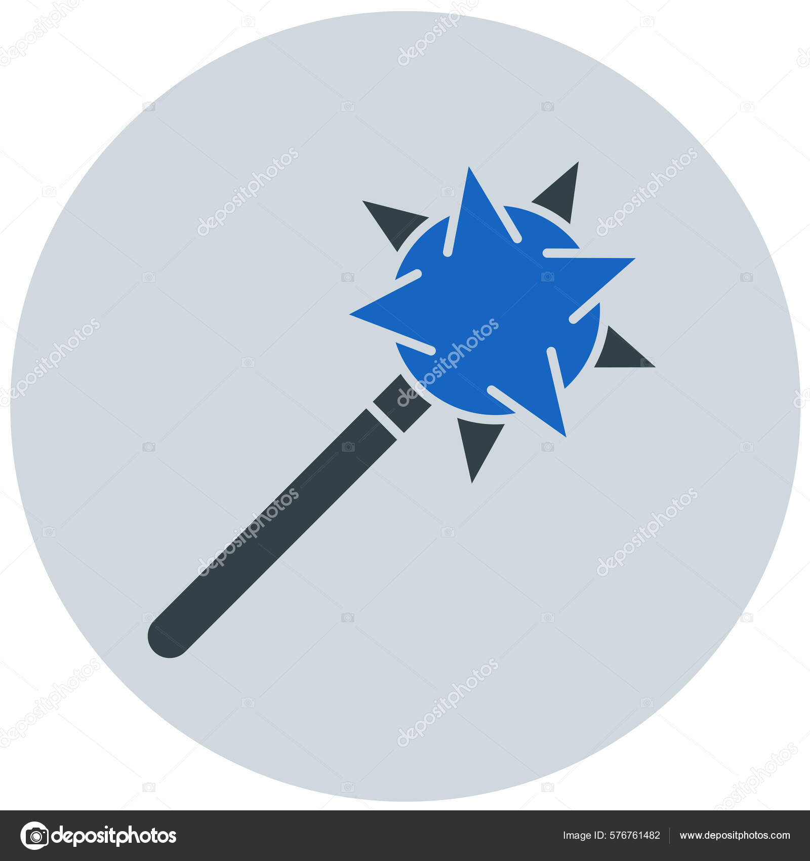 Mace Modern Icon Vector Illustration Stock Vector by ©MuhammadAtiq ...