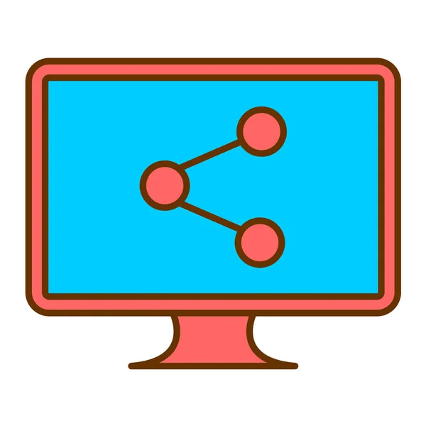 Computer Network Icon Vector Illustration Stock Vector by ©MuhammadAtiq 567292664