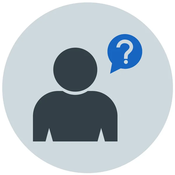Vector Illustration Person Question Mark Stock Vector by ©MuhammadAtiq ...