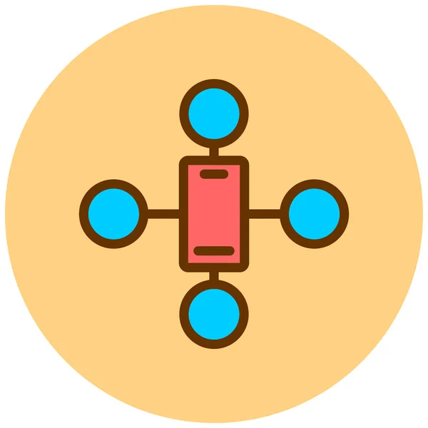 90 Connections diagram icon Stock Illustrations | Depositphotos