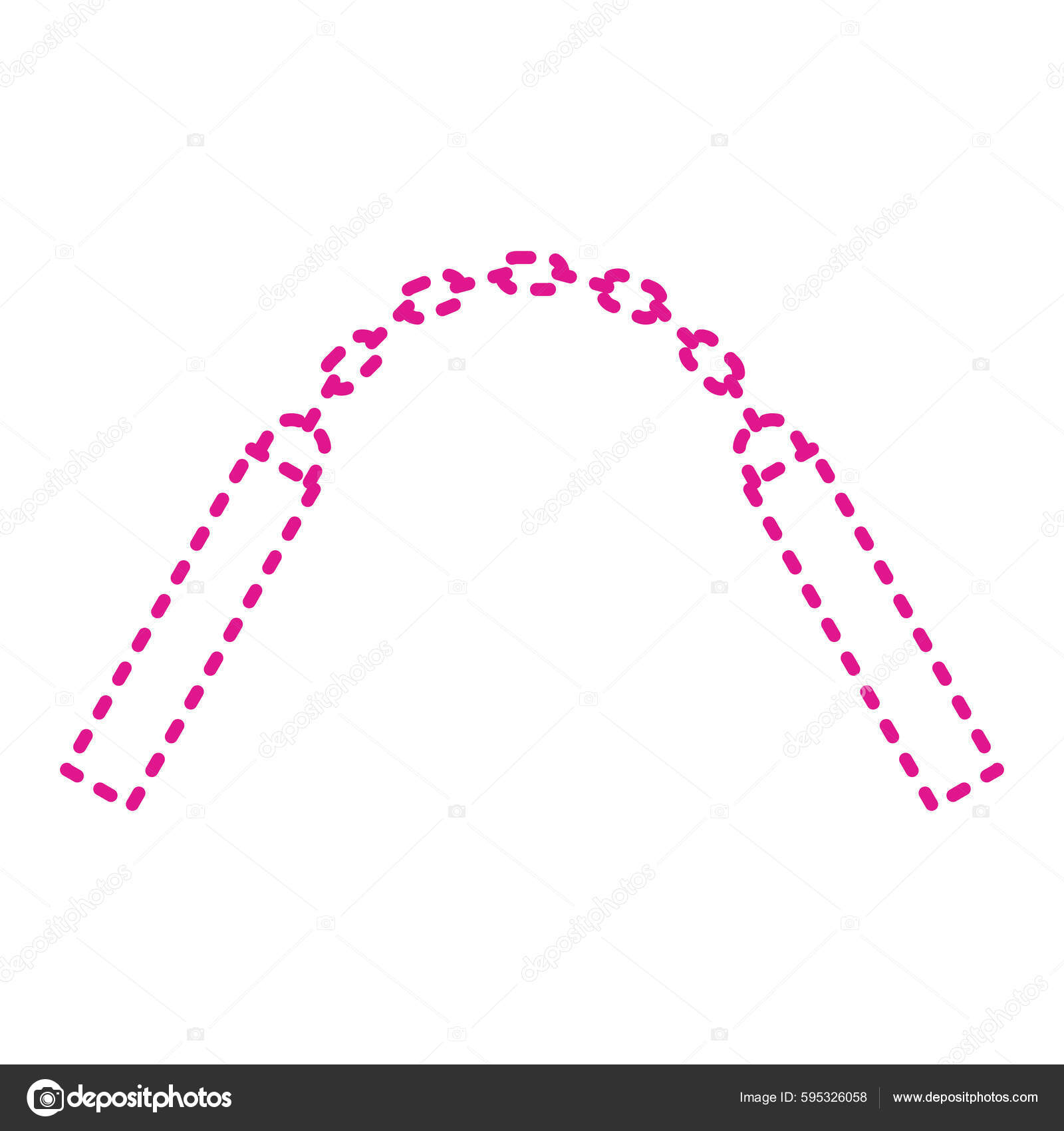 Vector Illustration Thin Modern Icon Isolated Background Stock Vector ...