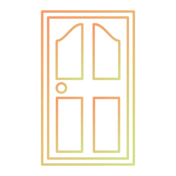 Porta de abertura da casa Imagens de Stock de Arte Vetorial | Depositphotos