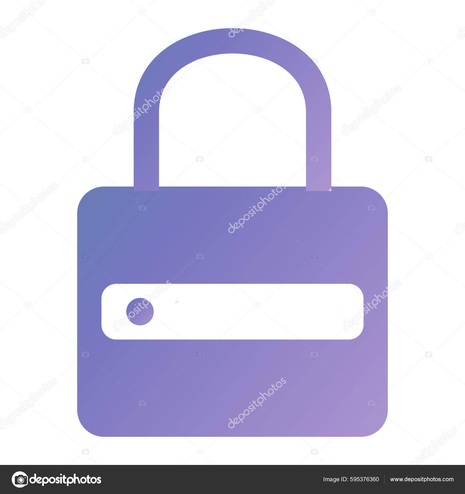 Lock Icon White Background Stock Vector by ©MuhammadAtiq 595376360