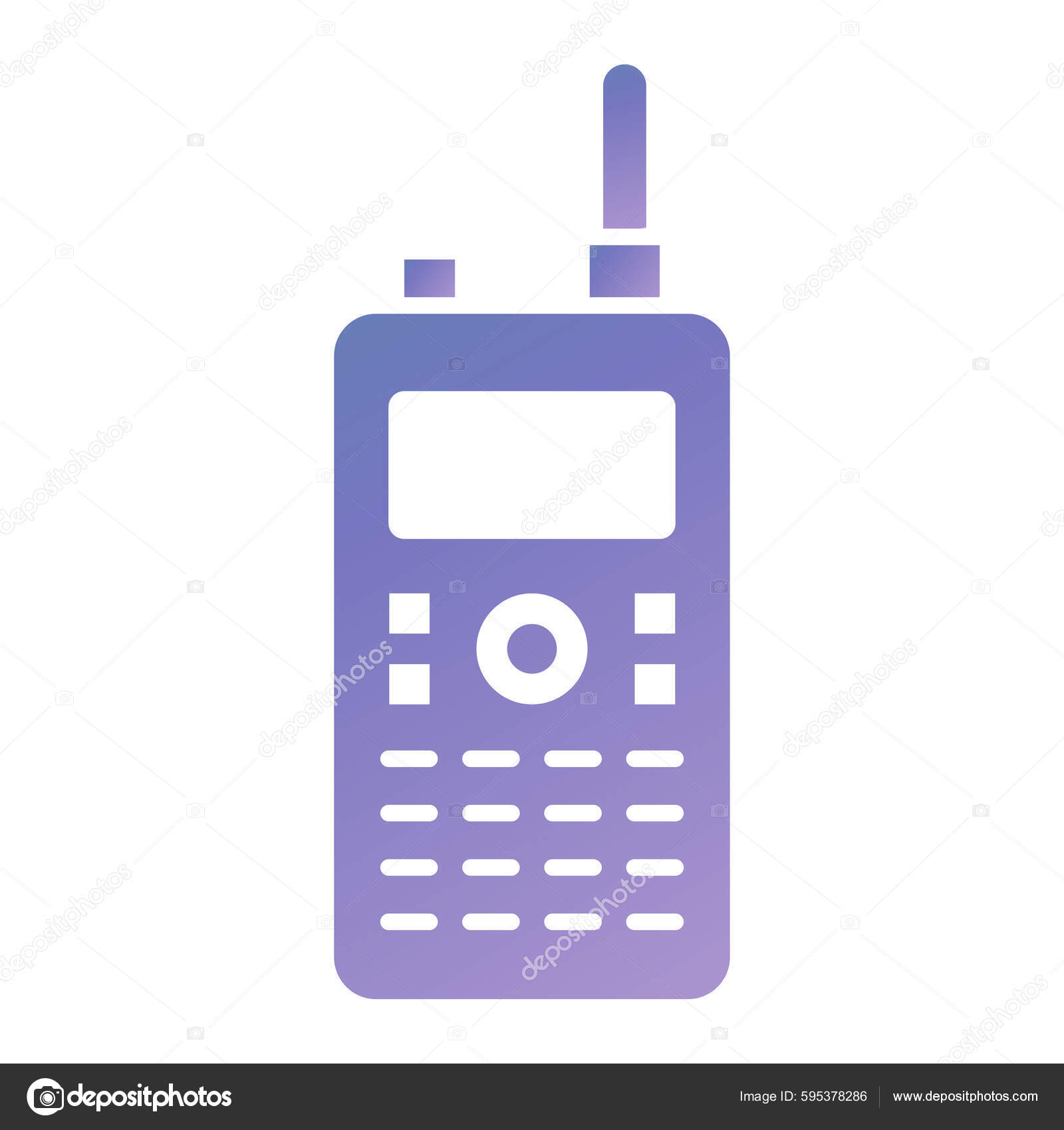 Mobile Phone Icon Vector Illustration Stock Vector by ©MuhammadAtiq ...