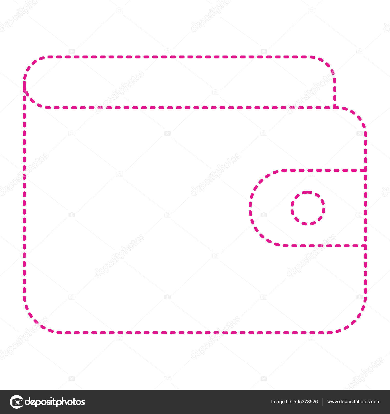Wallet Icon Vector Illustration Stock Vector by ©MuhammadAtiq 595378526