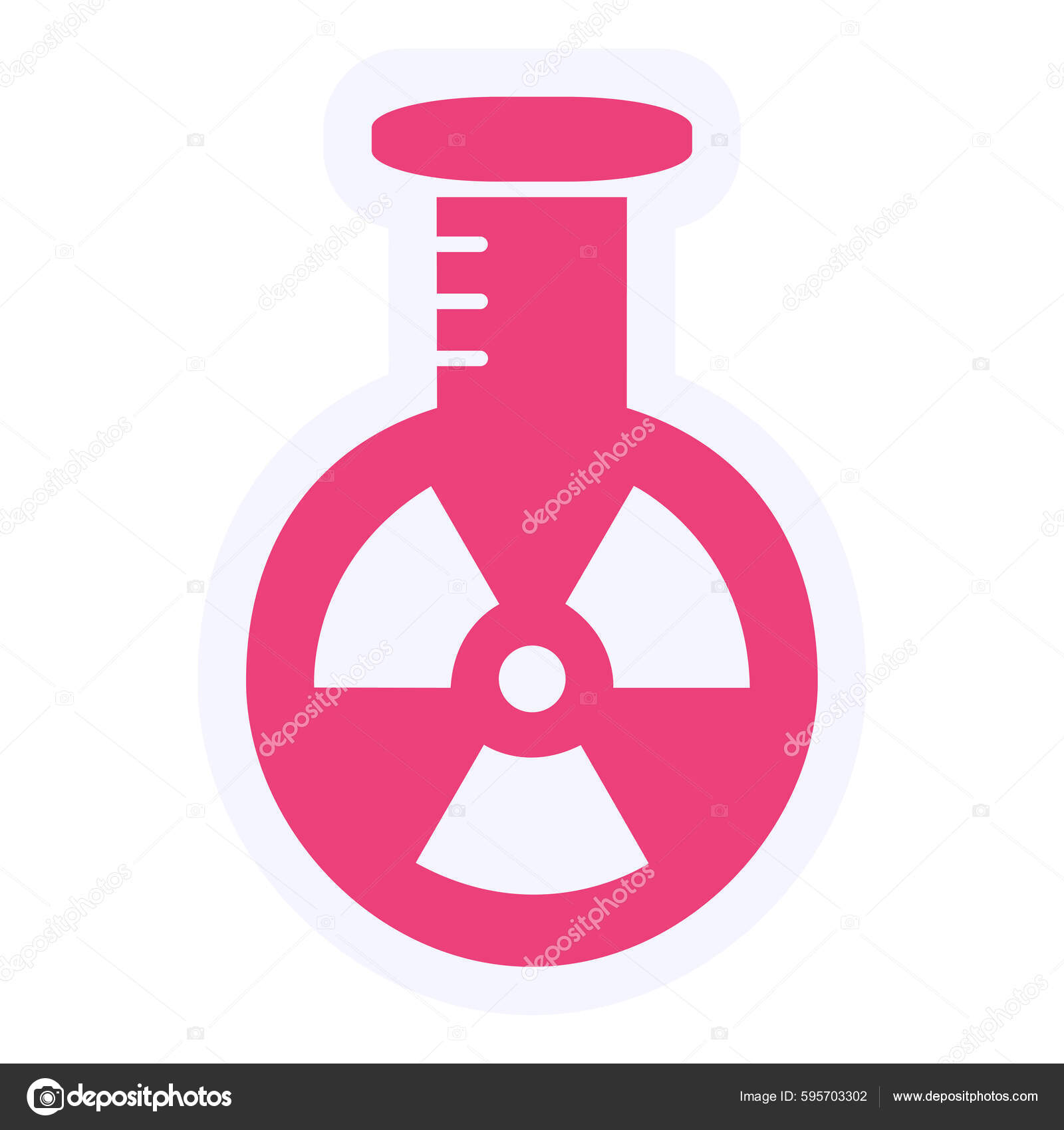 Nuclear Science Experiment Vector Illustration Vector de stock por ...