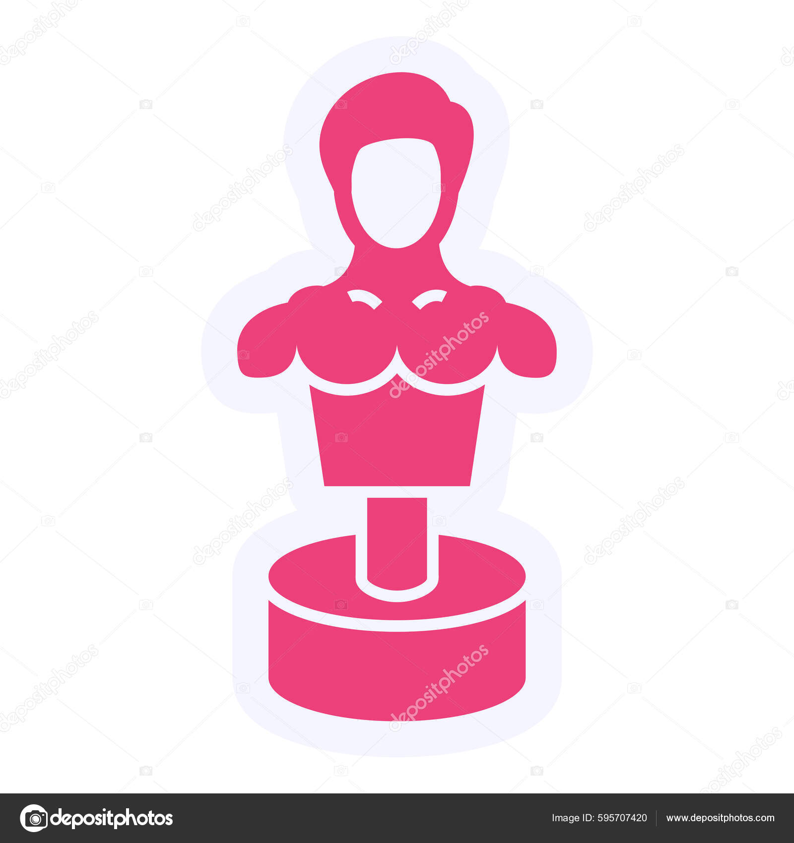 Vector Illustration Boxing Mannequin Stock Vector by ©MuhammadAtiq ...