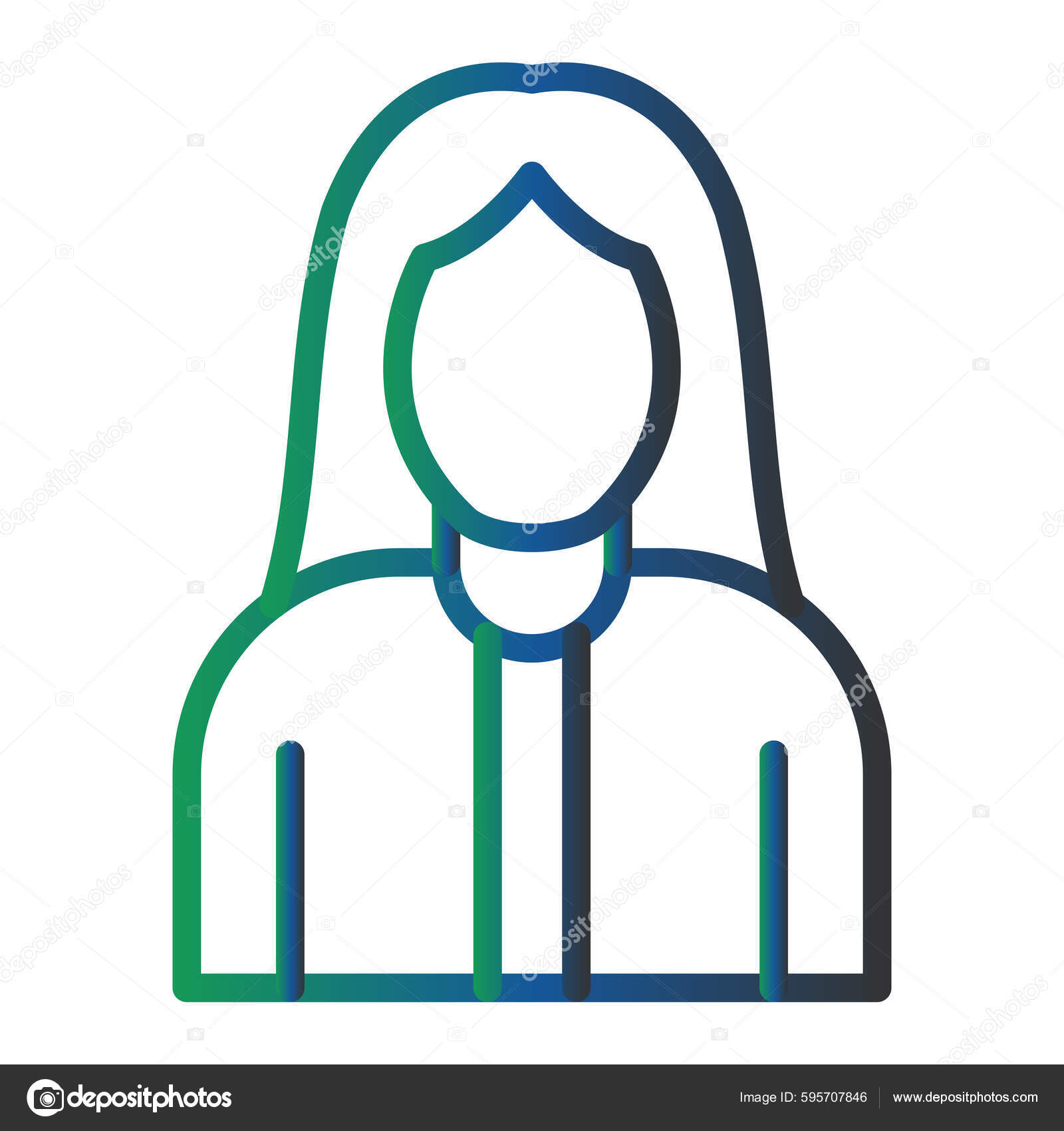 Woman Avatar Simple Design Stock Vector by ©MuhammadAtiq 595707846
