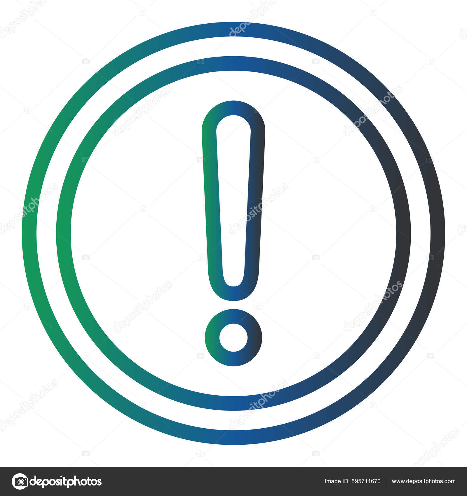 Exclamation Mark Simple Illustration Stock Vector by ©MuhammadAtiq ...