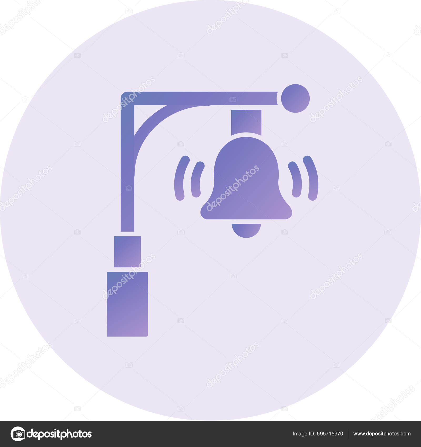 Vector Illustration Train Bell Icon Stock Vector by ©MuhammadAtiq 595715970