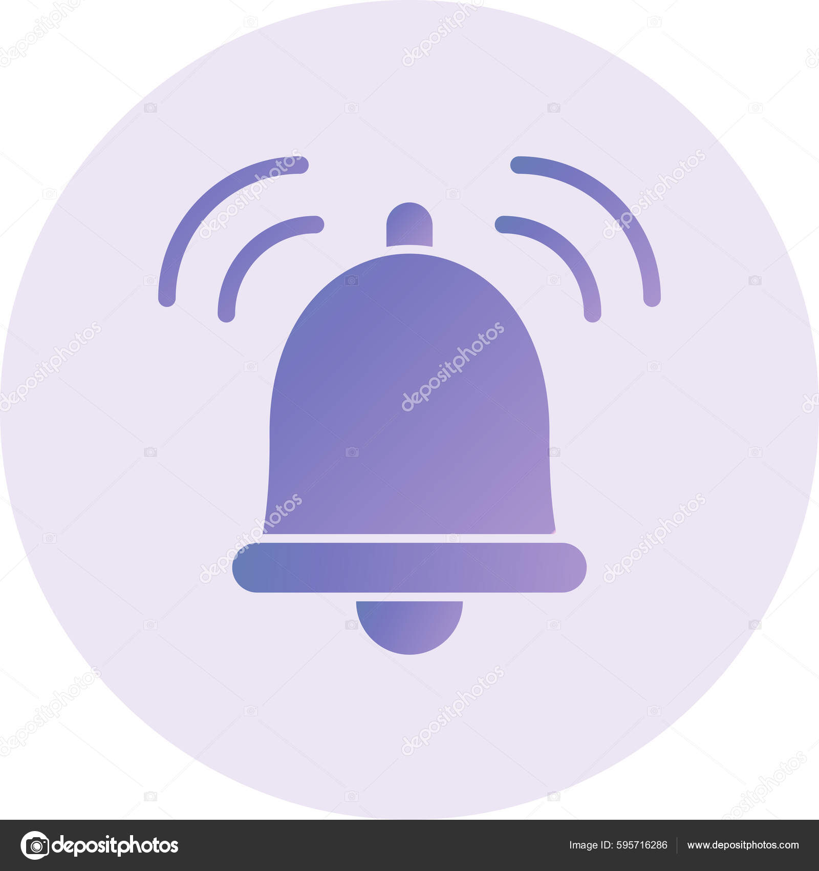 Vector Illustration Simple Bell Icon Stock Vector by ©MuhammadAtiq ...