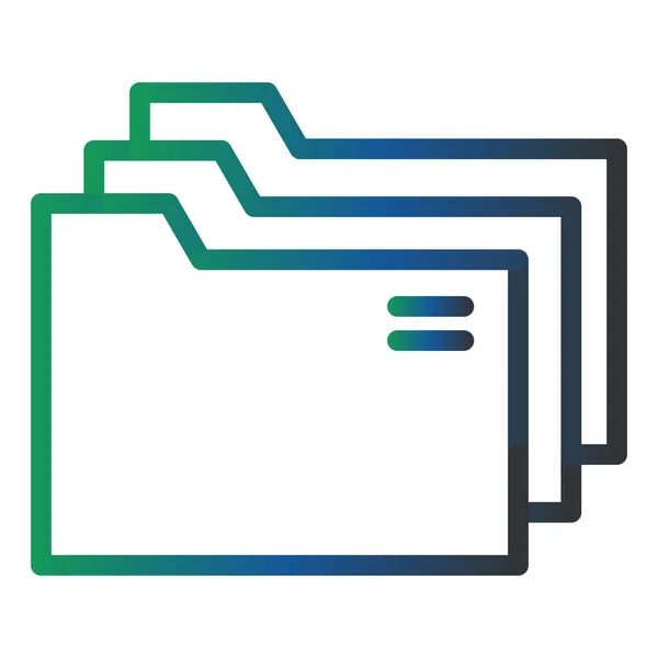 Vector Folder Icon Illustration Stock Vector by ©MuhammadAtiq 565769802