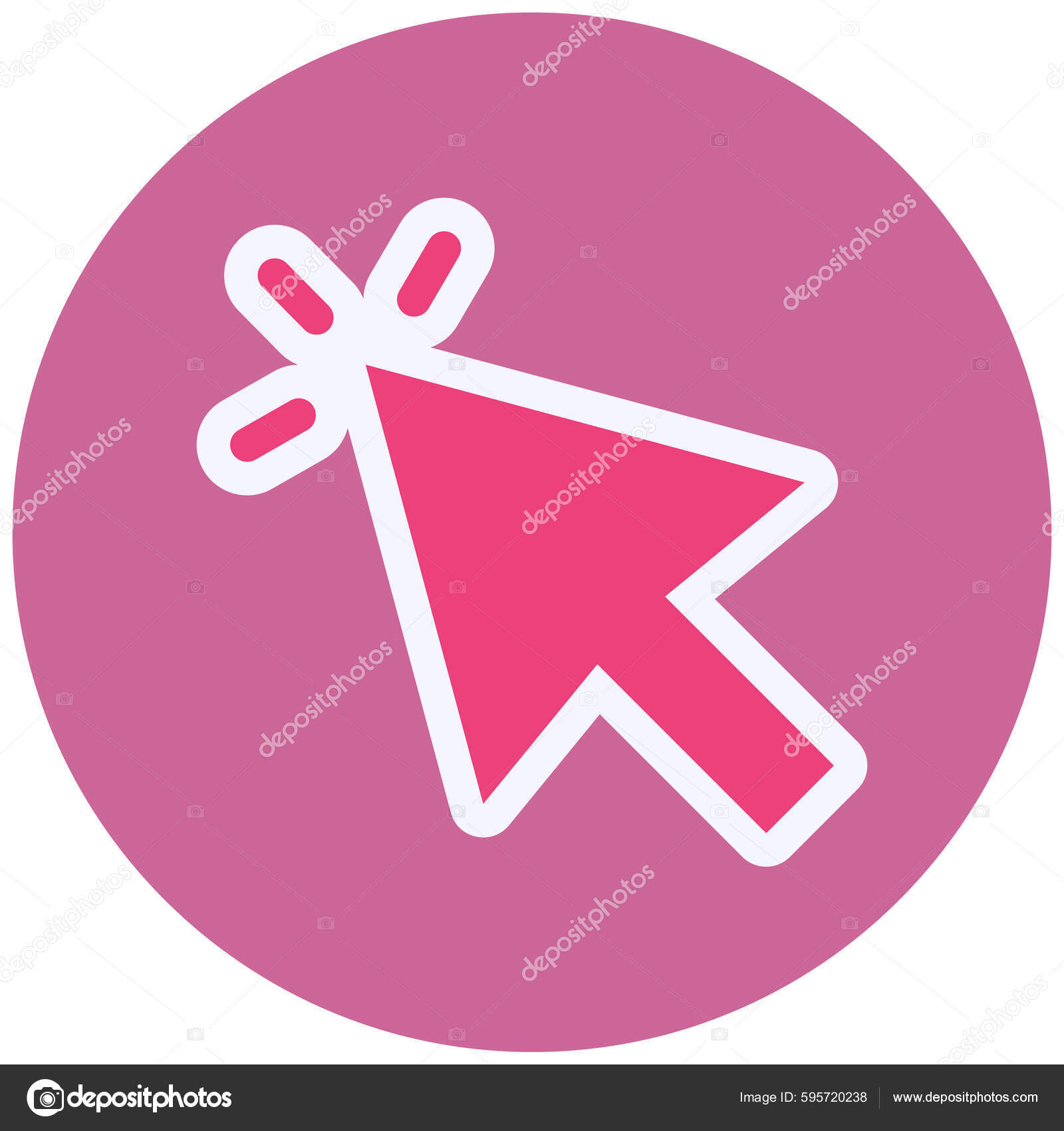 Vector Illustration Cursor Icon Stock Vector by ©MuhammadAtiq 595720238