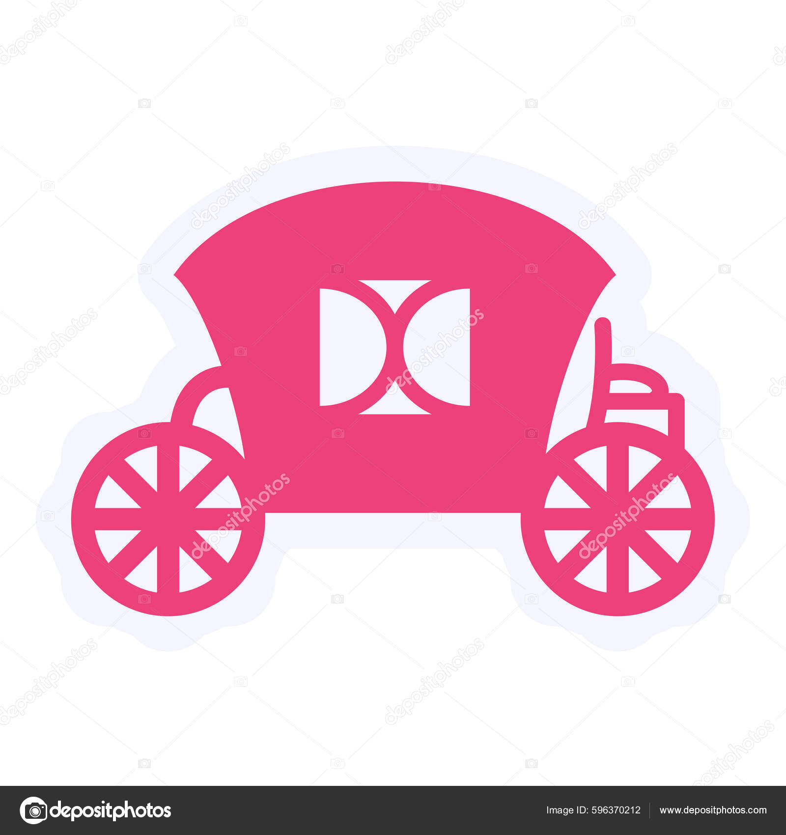 Car Icon Simple Illustration Carriage Vector Icons Web Stock Vector by ...