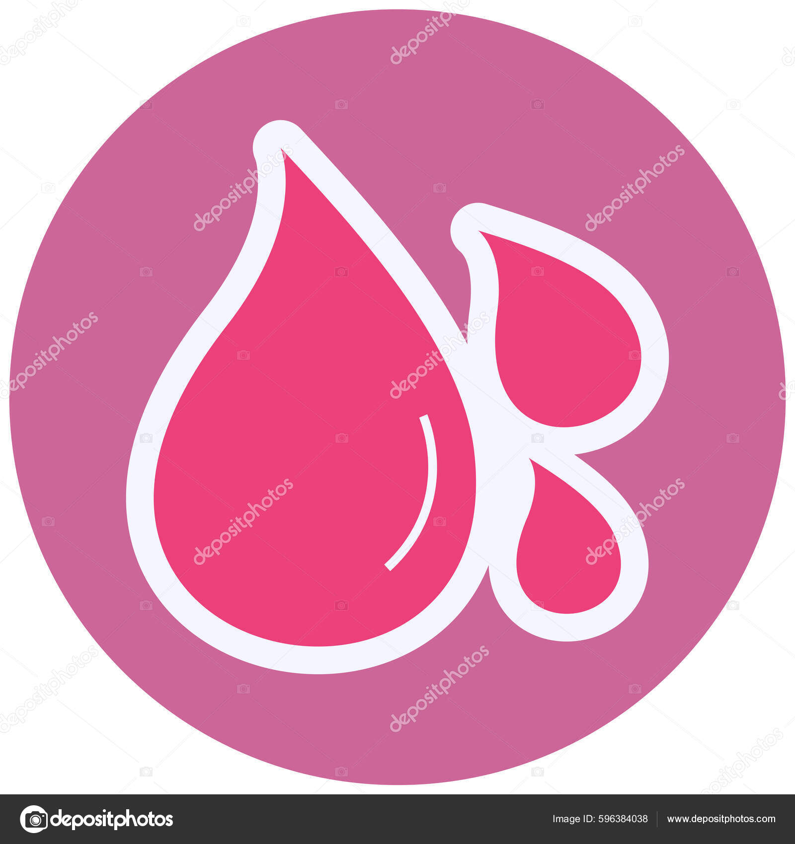 Blood Icon Vector Illustration Stock Vector by ©MuhammadAtiq 596384038