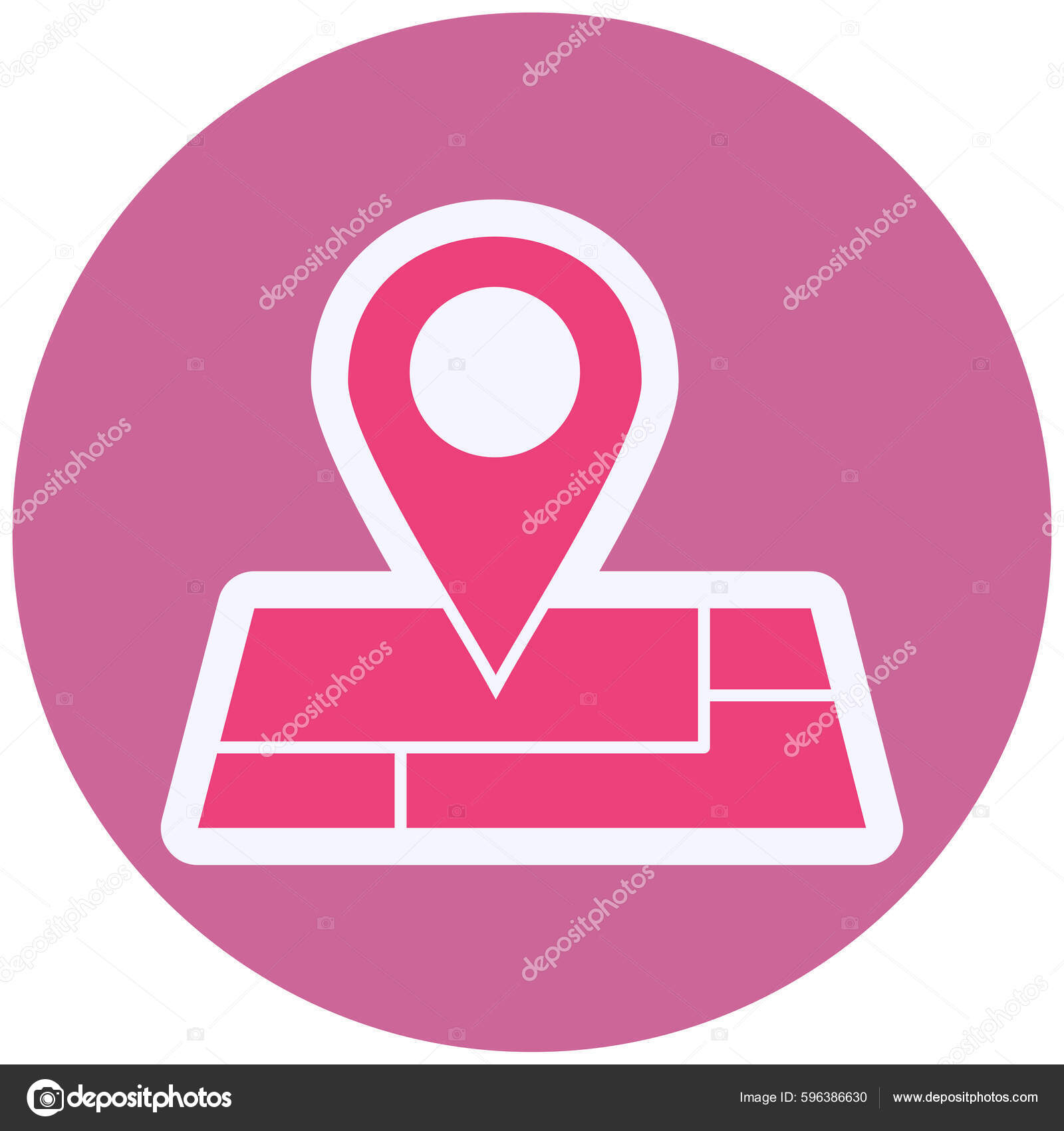 Simple Web Illustration Location Icon Vector de stock por ©MuhammadAtiq ...