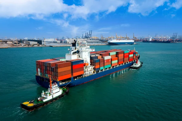 Nava Container Port Industrial Import Export Servicii Afaceri Globale ...