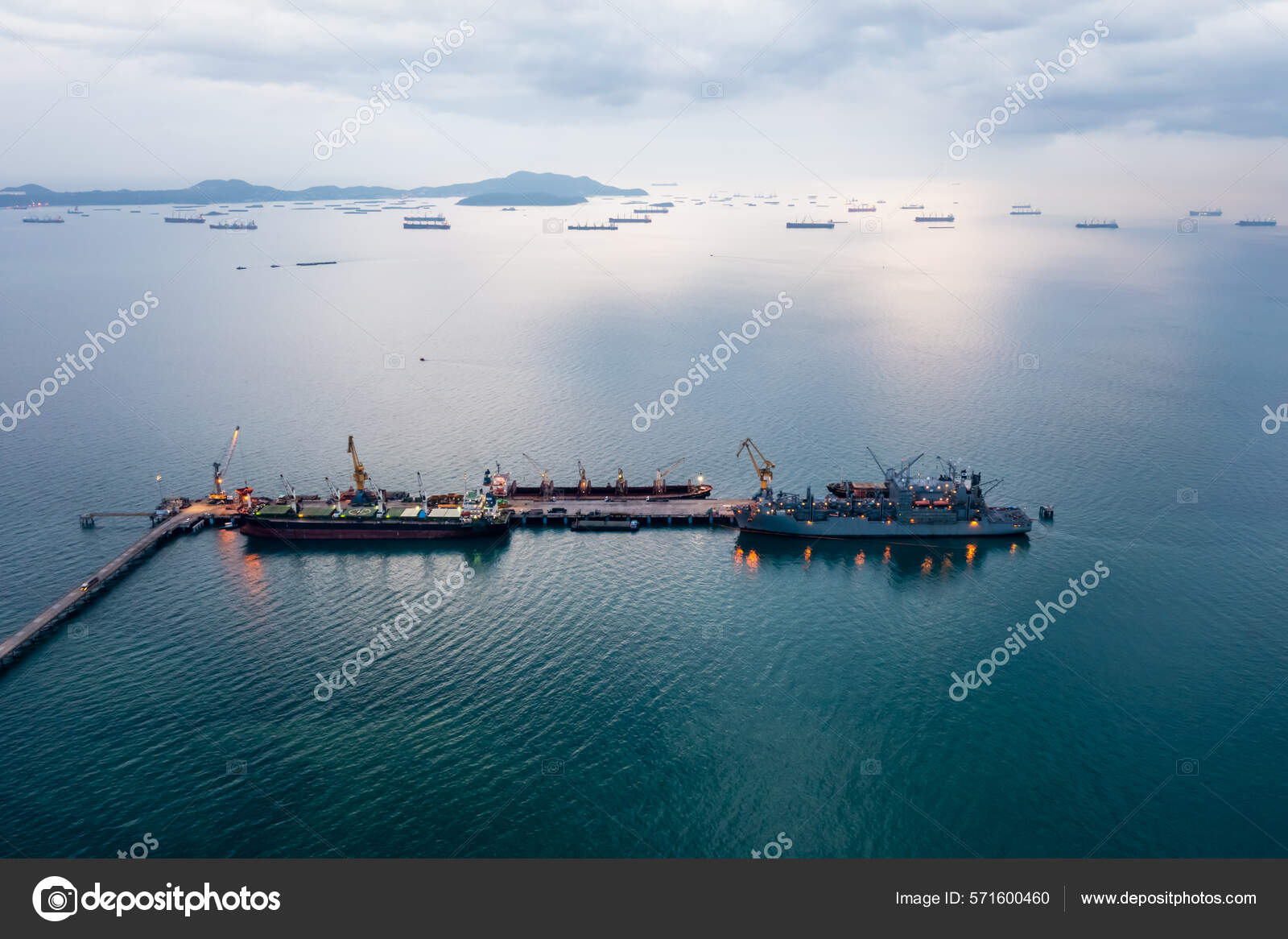 Ship Oil Tanker Floating Storage Unit Import Export Petroleum Gas Stock ...