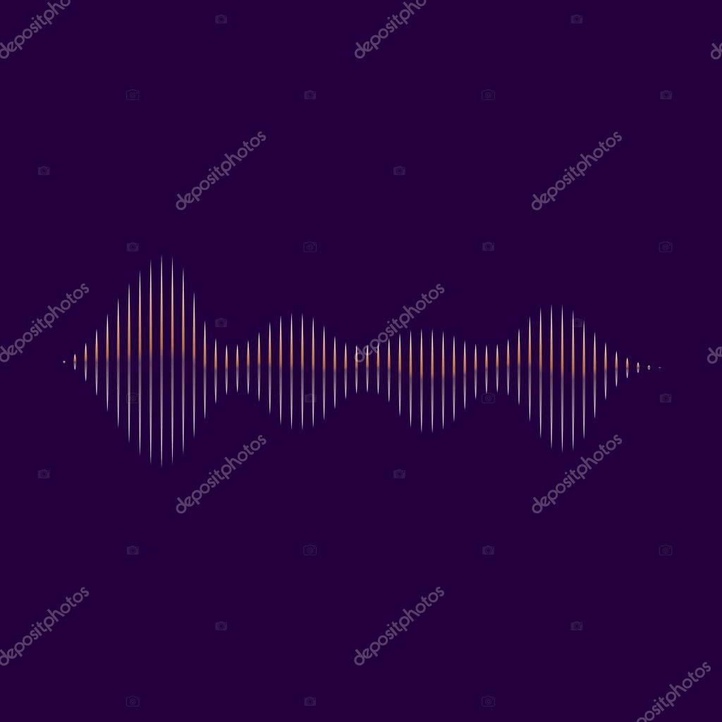 Plantilla de dise o de ilustraci n de vector de ondas sonoras 2024