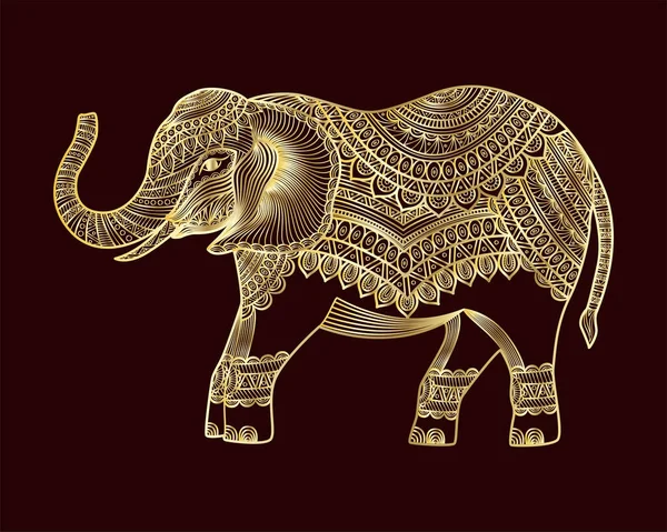 100,000 Elephant gold design Vector Images | Depositphotos
