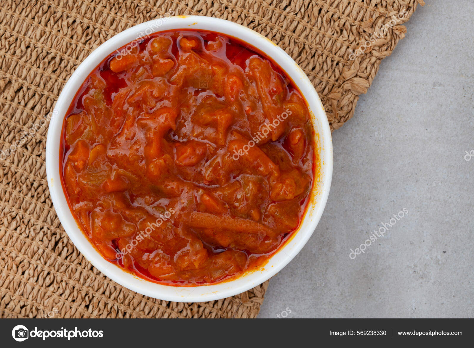 South African Vegetable Relish Side Dish Called Chakalaka Originating ...
